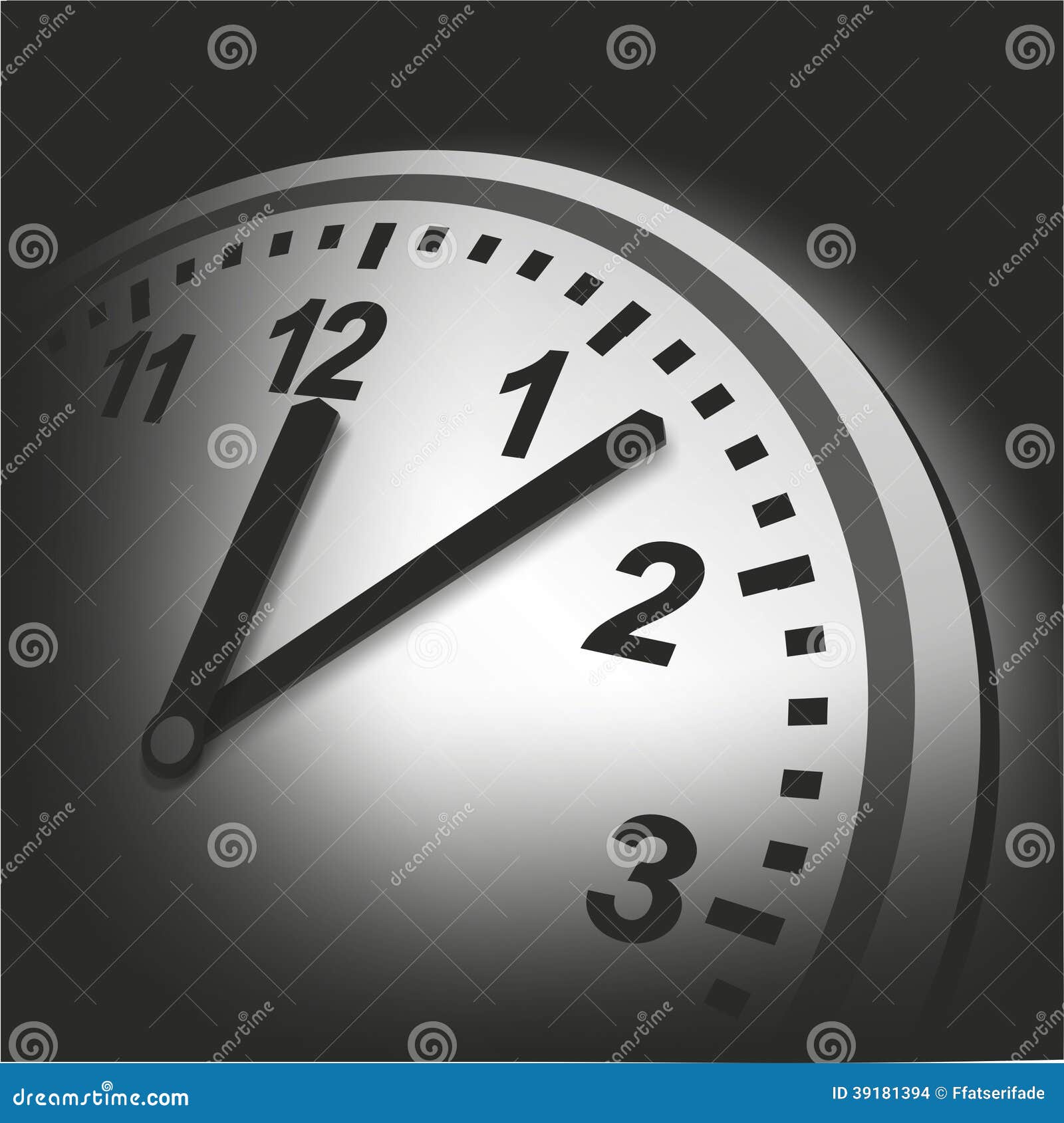 Clock stock illustration. Illustration of sign, deadline - 39181394