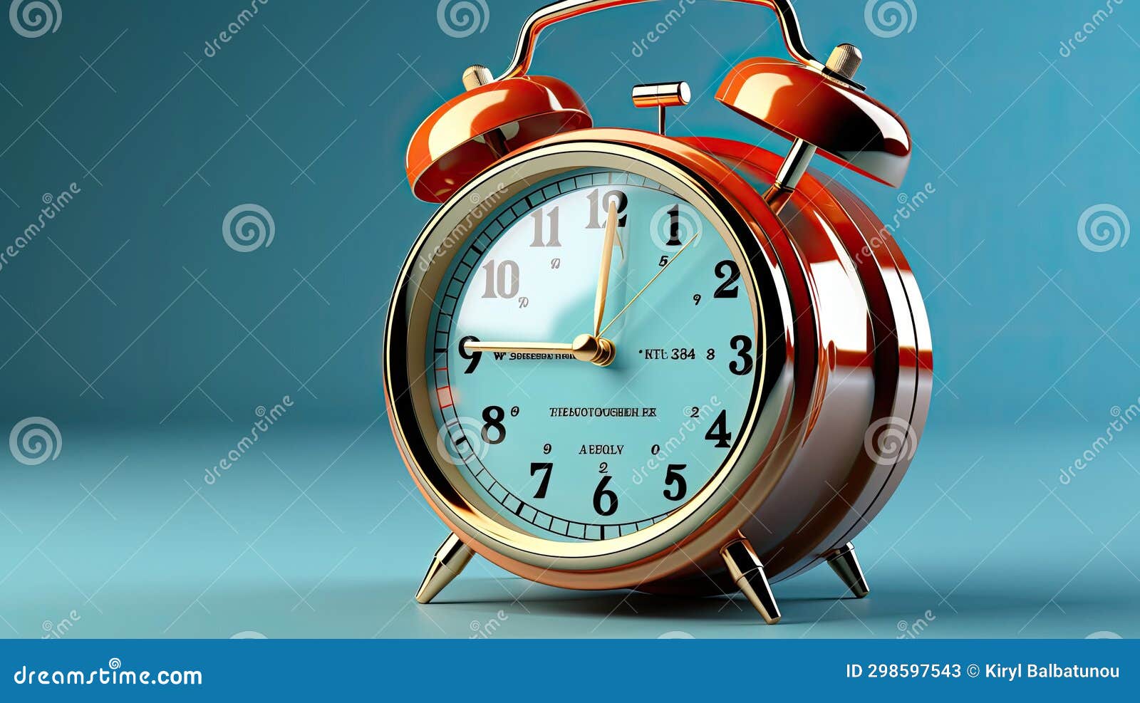 Clock with Dial with Arrows, Alarm Clock, Time and Punctuality Stock ...