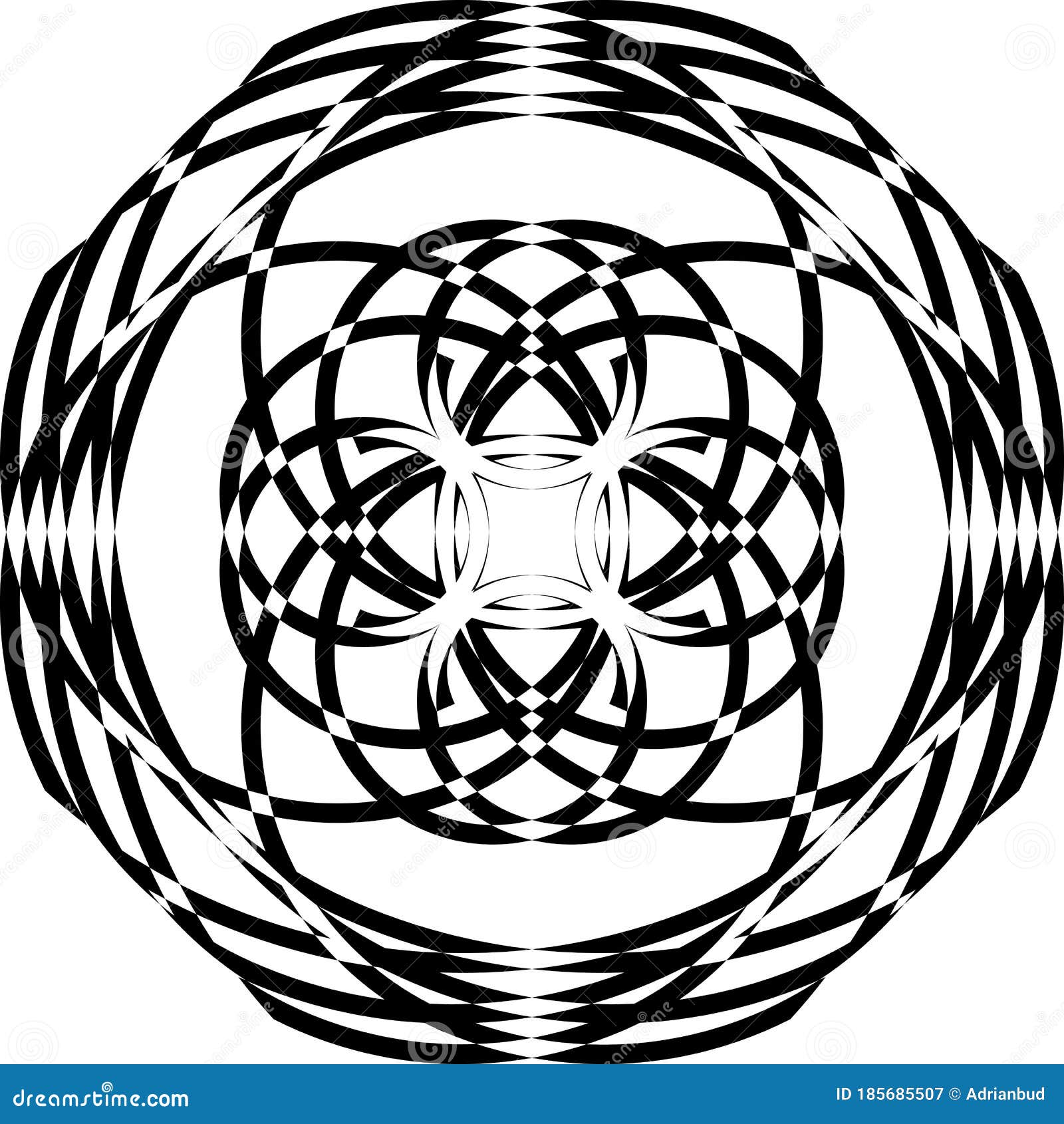 Clock Dial Black Flying Wheel Spining Structure Fence Frame Cartoon ...