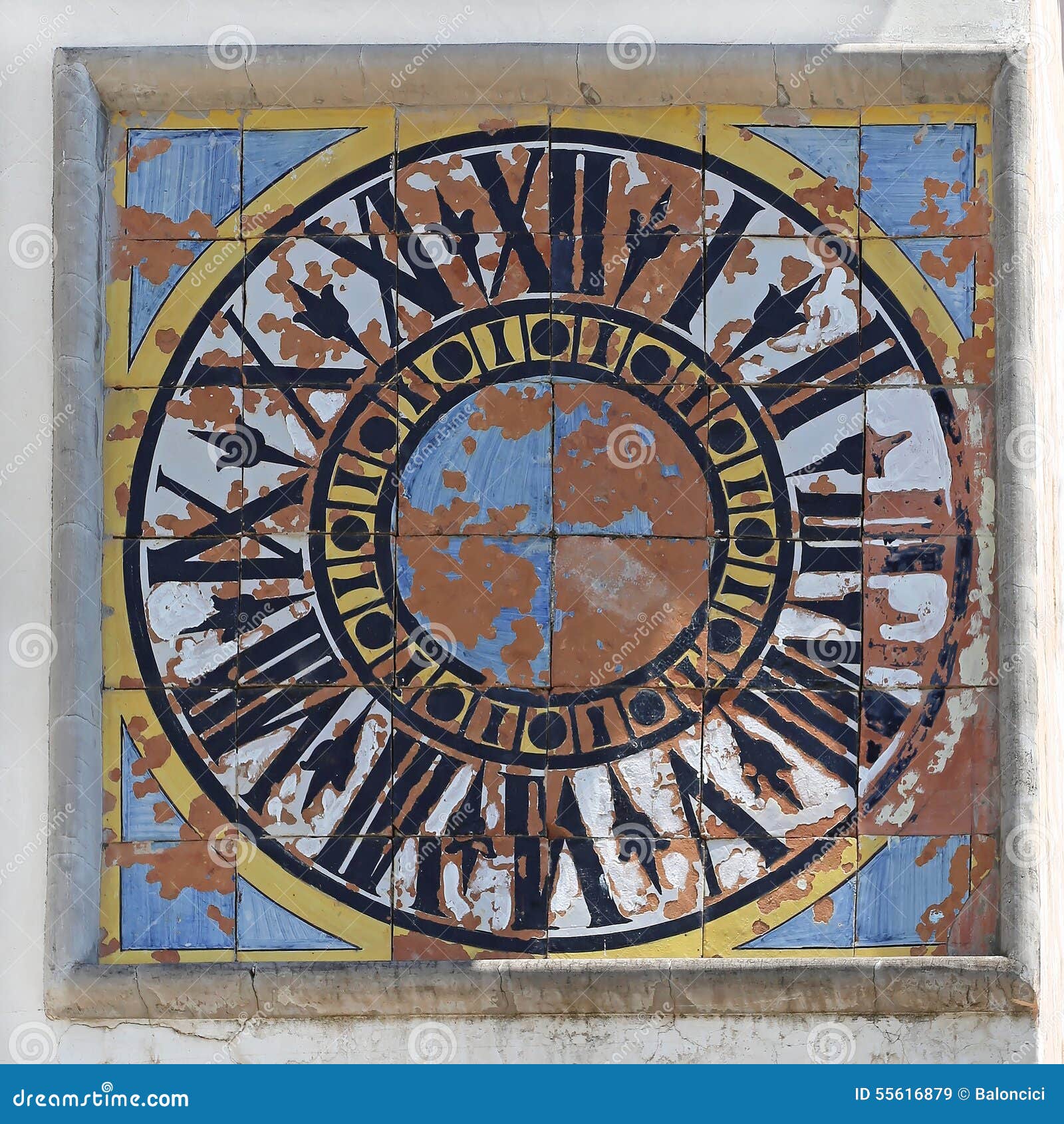 Clock Dial stock image. Image of dial, marble, ancient - 55616879