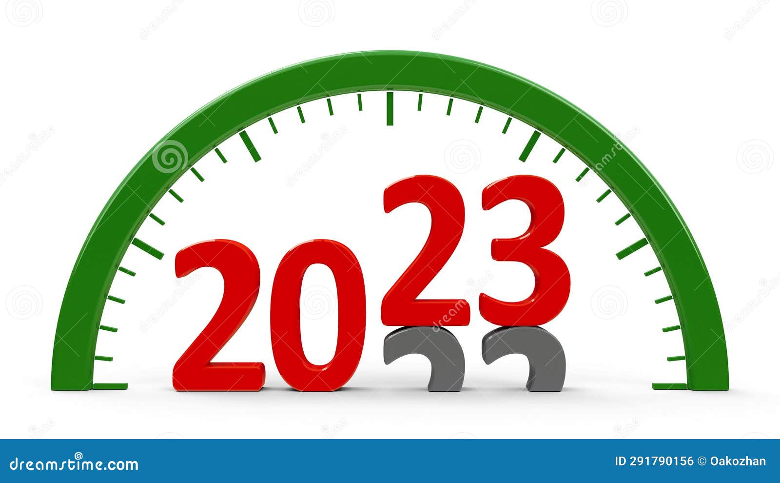 Clock dial 2023, half stock illustration. Illustration of symbol ...