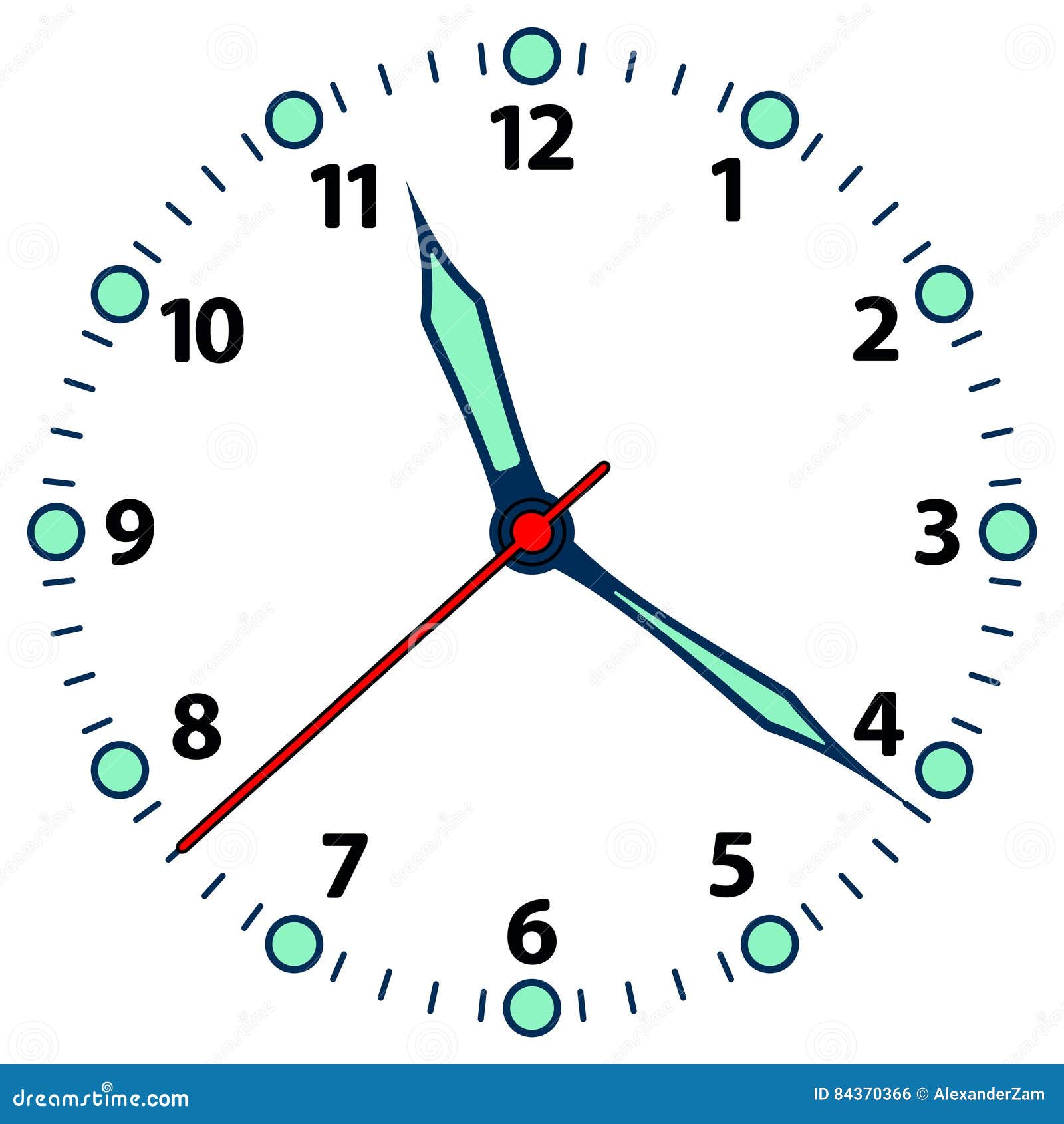 Clock dial icon stock vector. Illustration of clockwise - 84370366