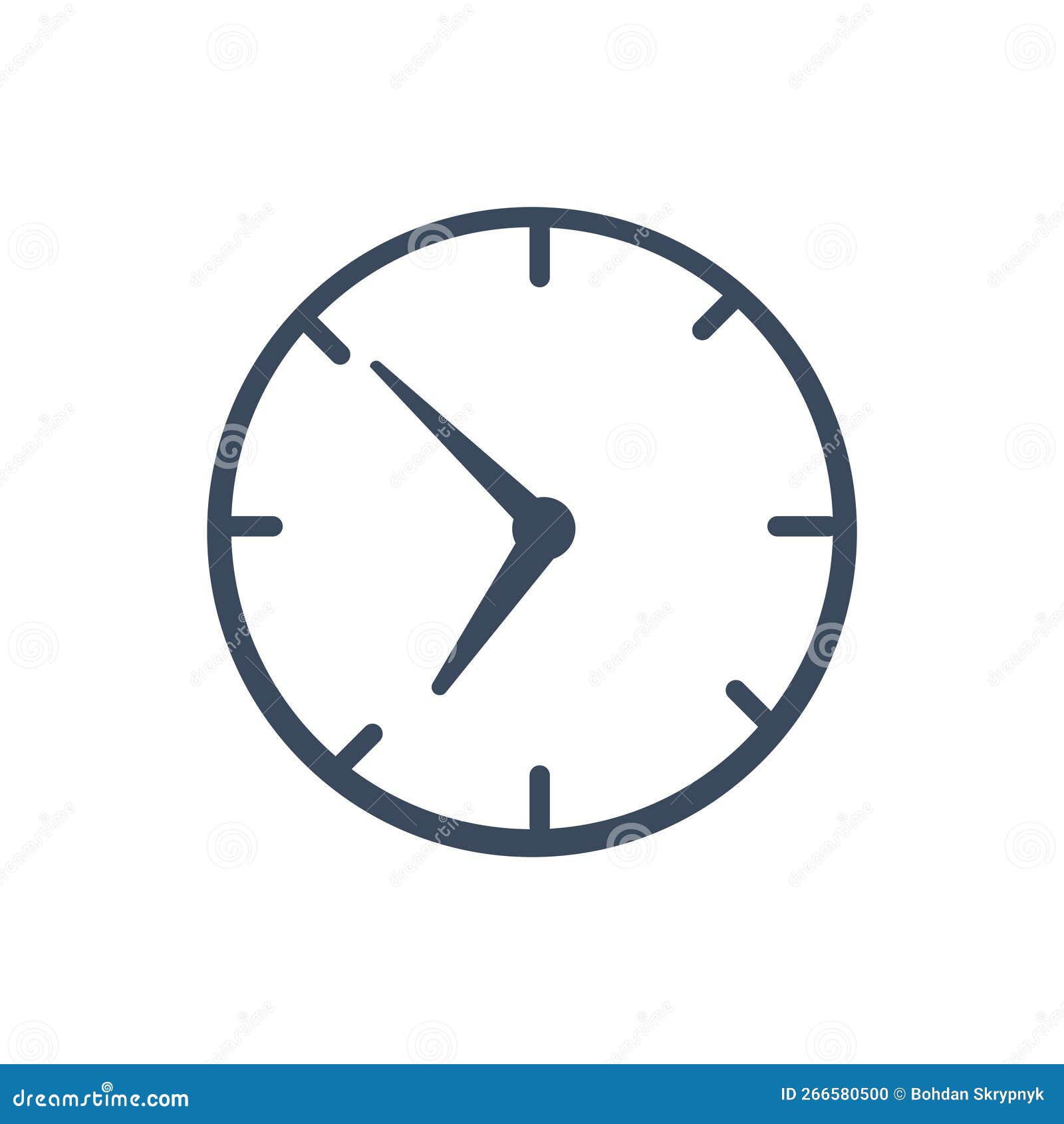 Clock with Dial. Timer of Corporate Deadline and Working Time Stock ...