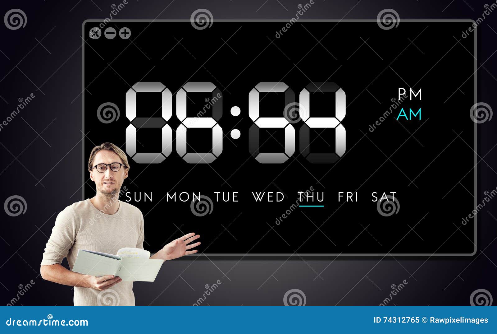 Clock Duration Time Leisure Hour Concept Stock Image - Image of seminar ...