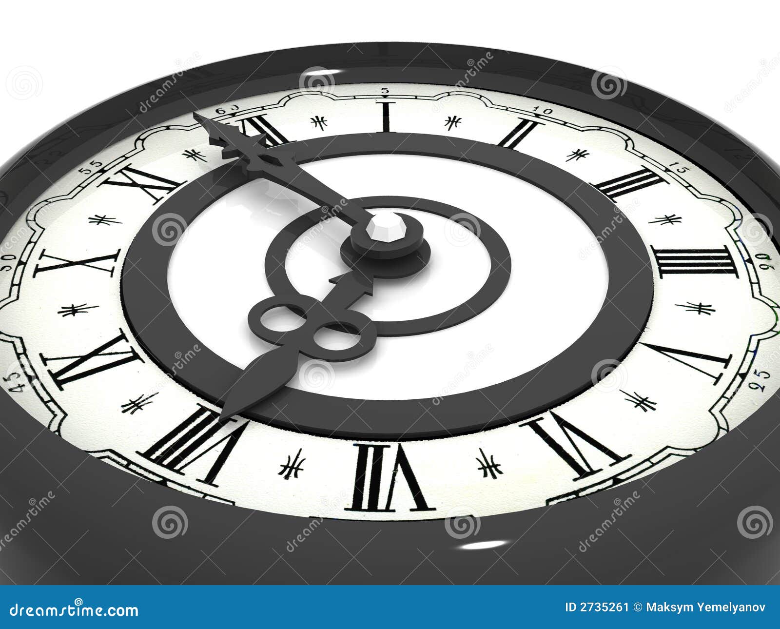 Cup With Clock. Eight O'clock Stock Illustration | CartoonDealer.com ...