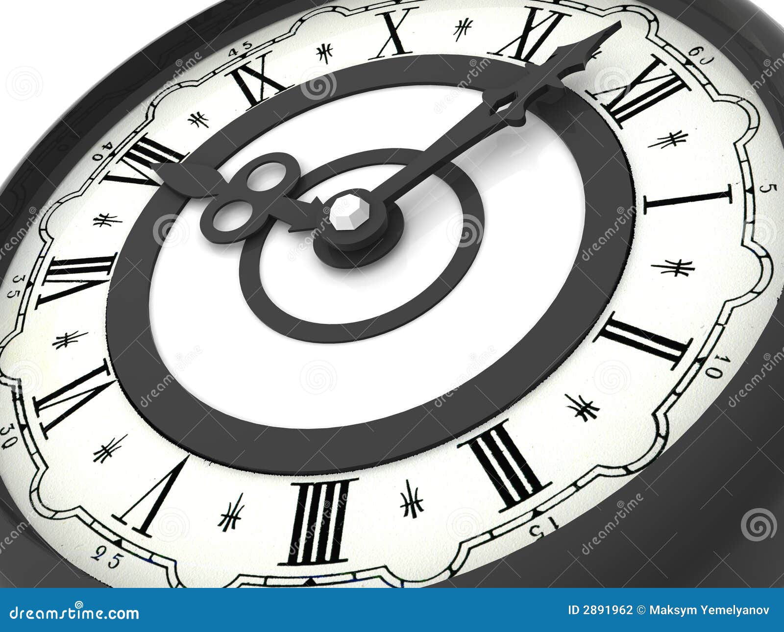 Cup With Clock. Eight O'clock Stock Illustration | CartoonDealer.com ...