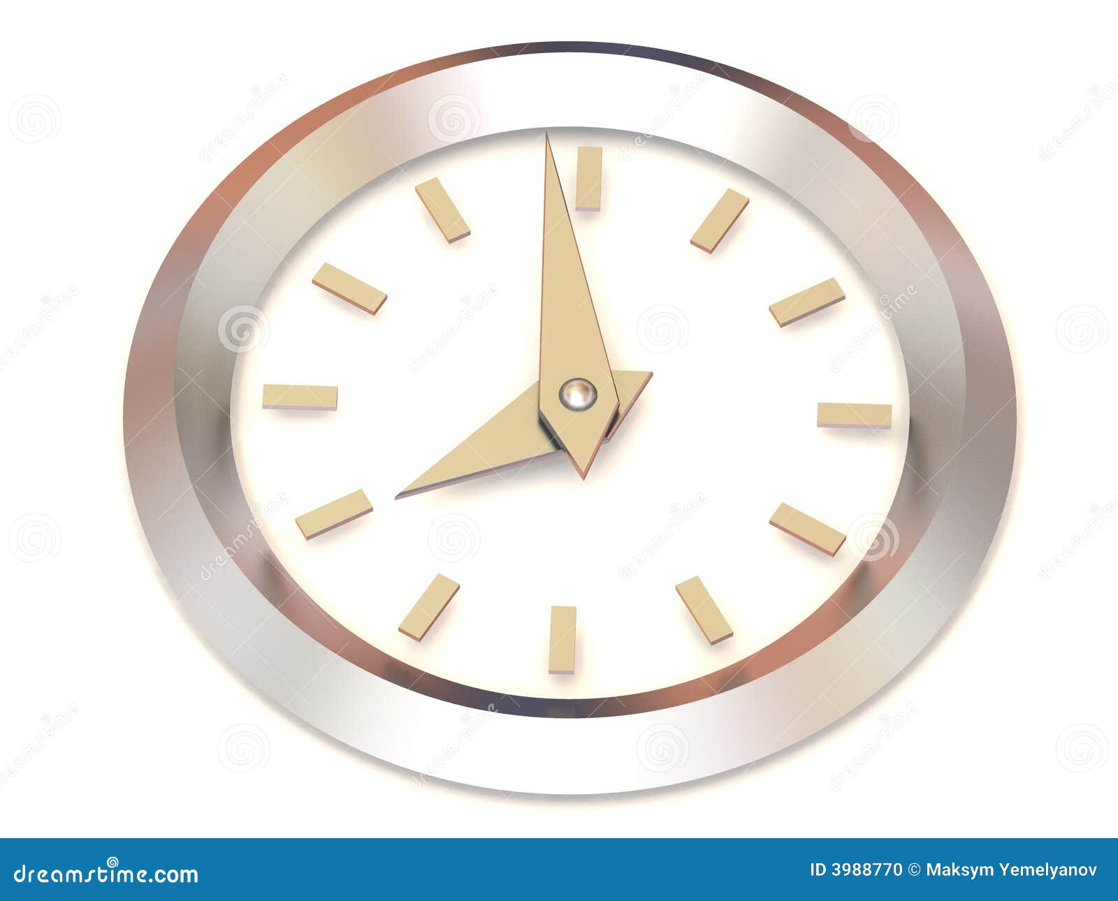 Cup With Clock. Eight O'clock Stock Illustration | CartoonDealer.com ...