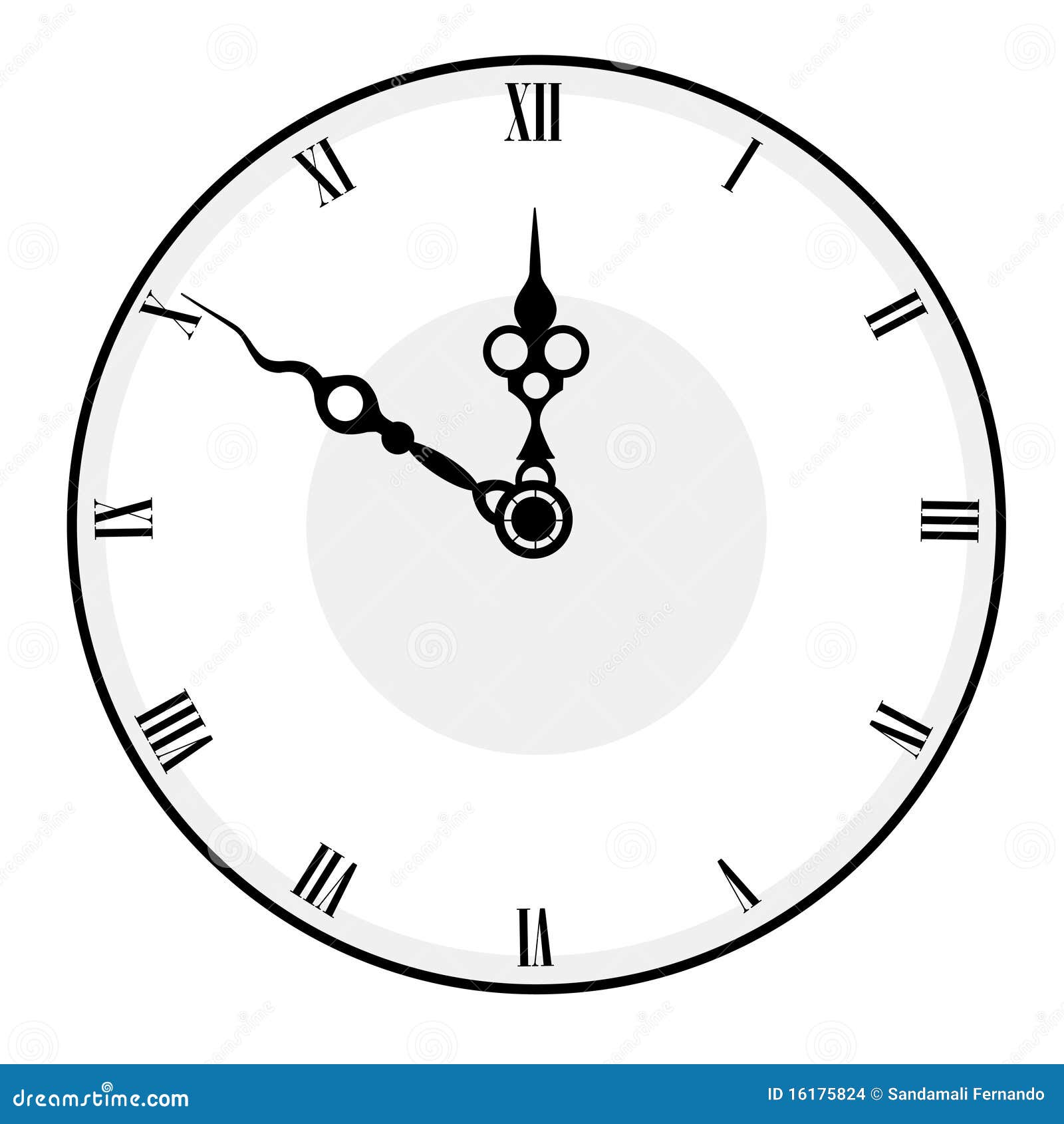 Clock face stock vector. Illustration of pattern, calibrate - 16175824