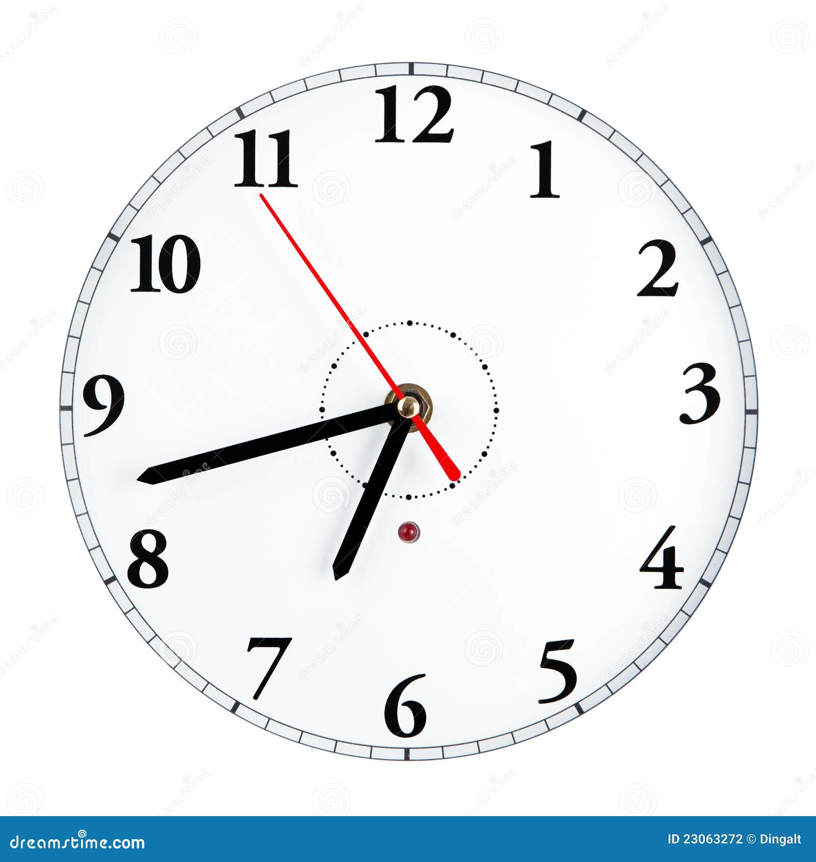 Clock face stock photo. Image of alarm, measurement, morning - 23063272
