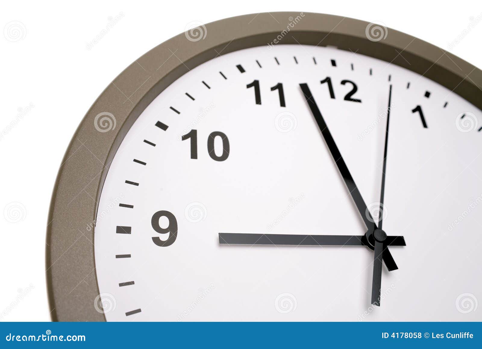 Clock face stock photo. Image of inside, nine, minute - 4178058