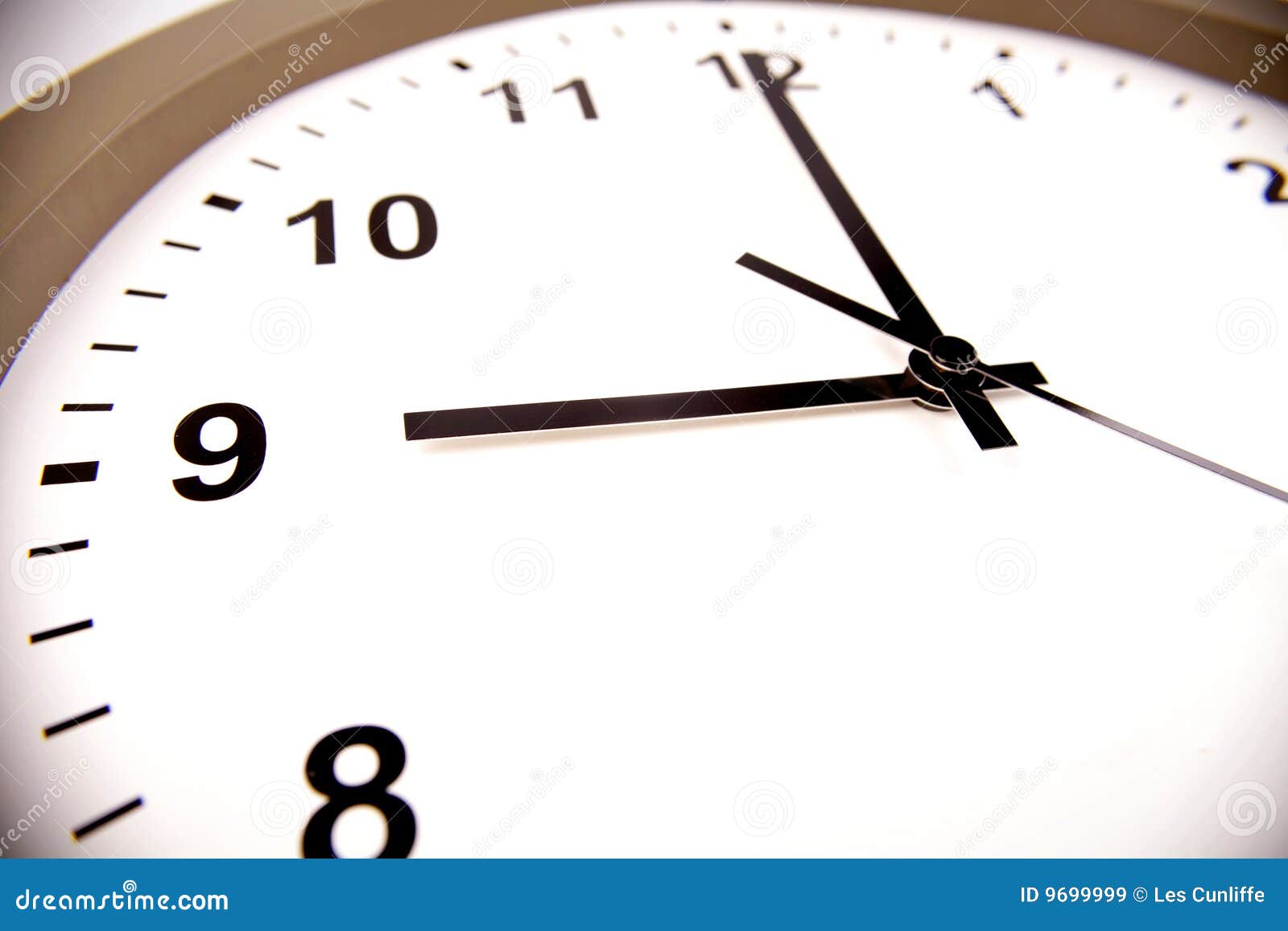 Clock face stock image. Image of schedule, deadline, studio - 9699999