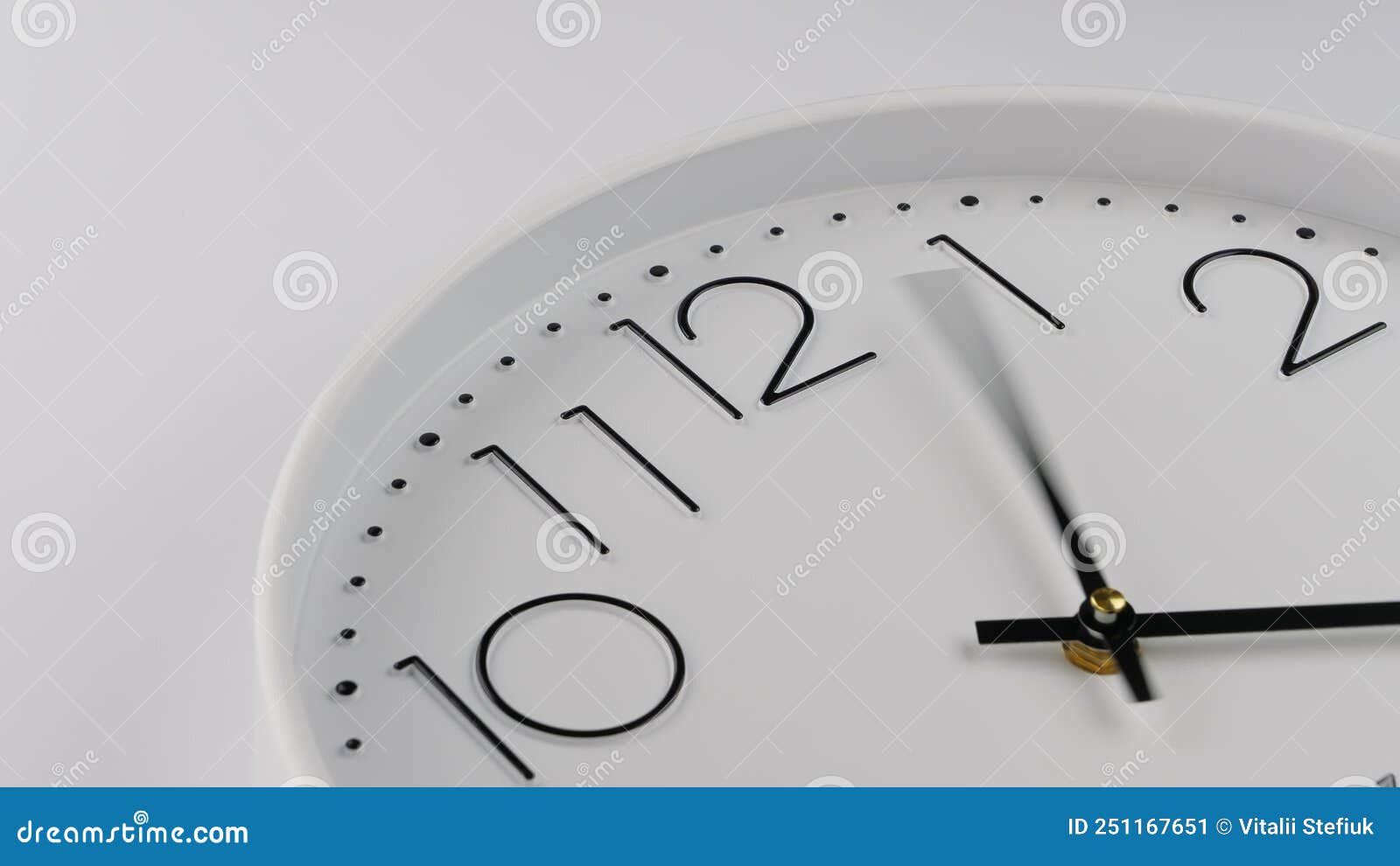 Clock Face with Arrows Fast Rotation Stock Video - Video of period ...