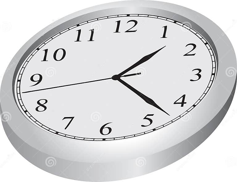 Clock face with arrows stock vector. Illustration of minute - 155175830