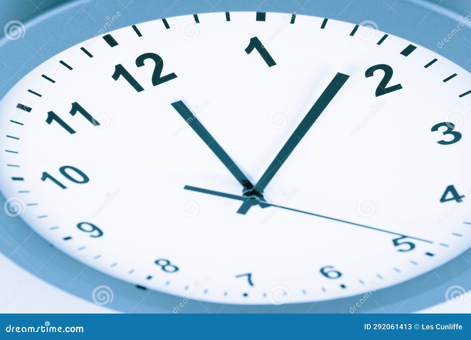 Clock face stock image. Image of noon, clock, schedule - 292061413