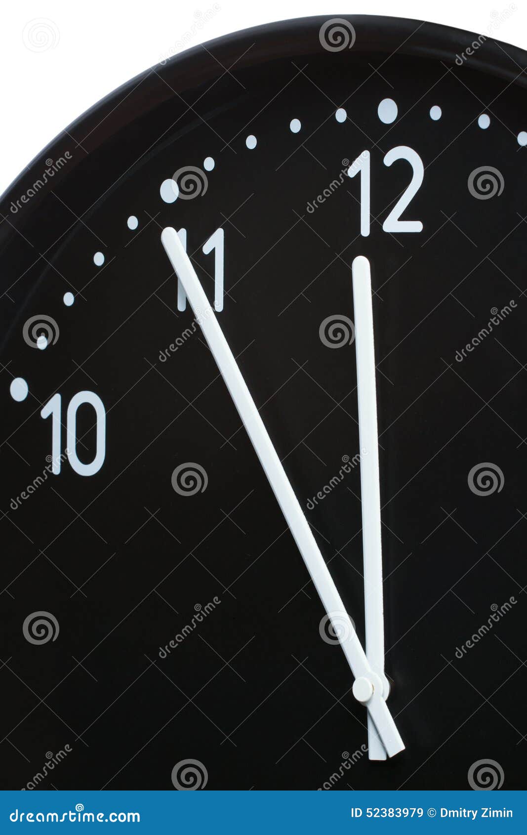 Clock face stock image. Image of pointer, hour, midday - 52383979