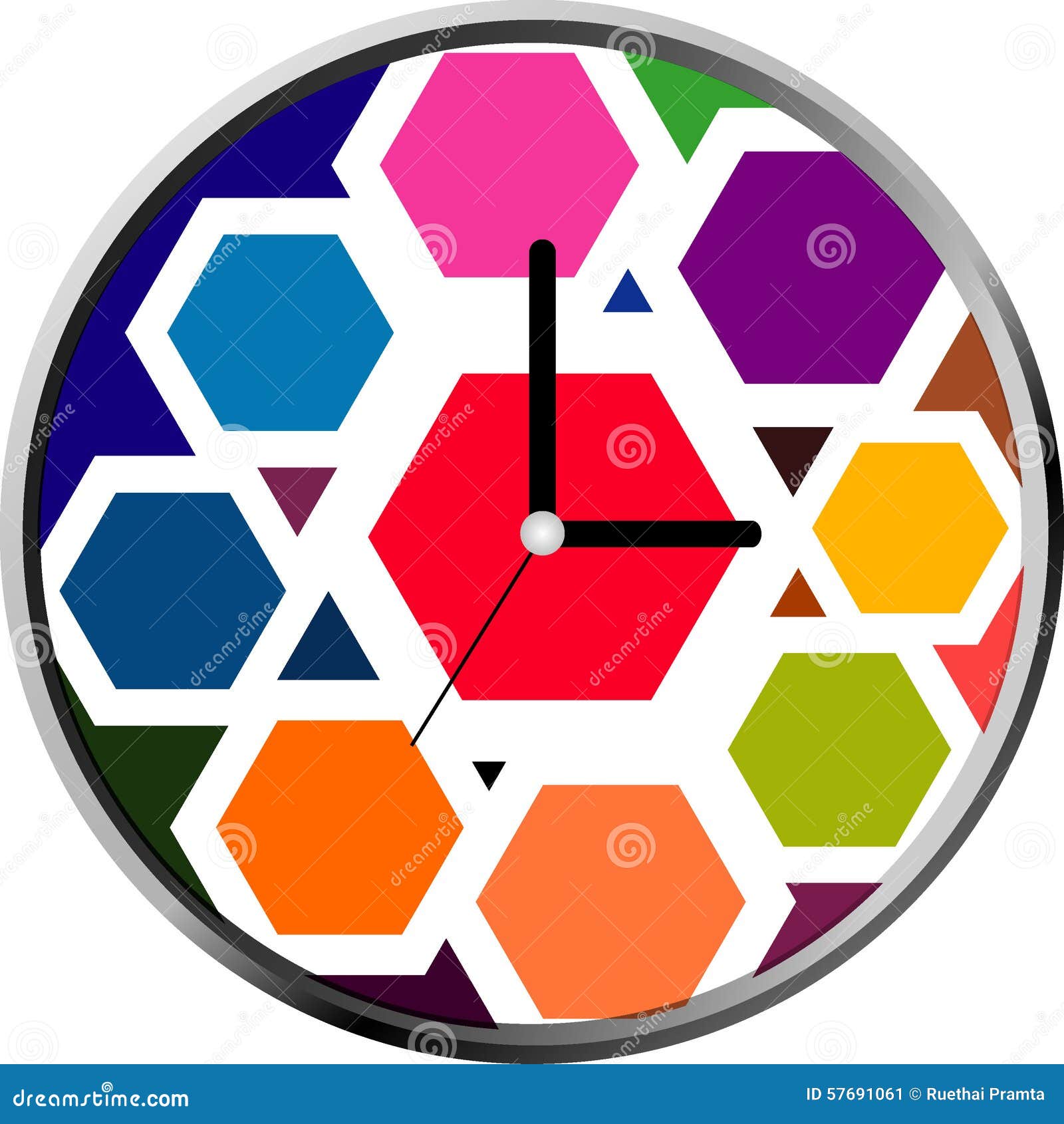 Clock face design stock vector. Illustration of hour - 57691061