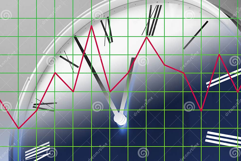 Clock Face and Graph stock image. Image of punctual, object - 13863873
