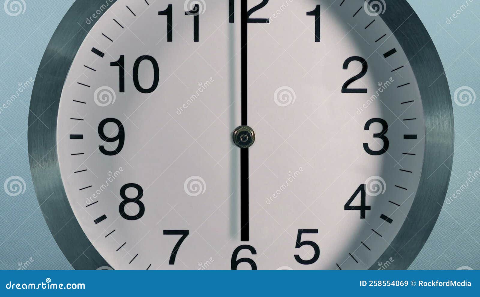 Clock Face 12 Hour Loop in the Office Stock Video - Video of concept ...