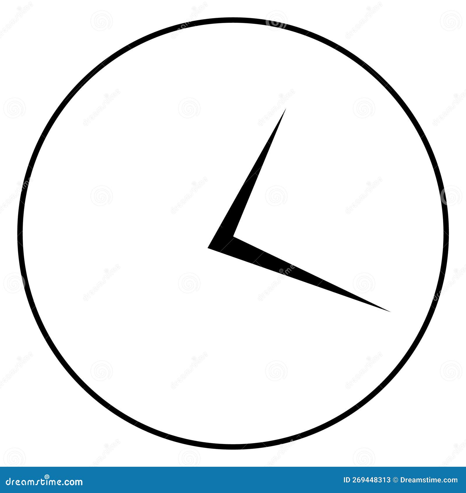 Clock Face Icon. Time Symbol Stock Vector - Illustration of concept ...