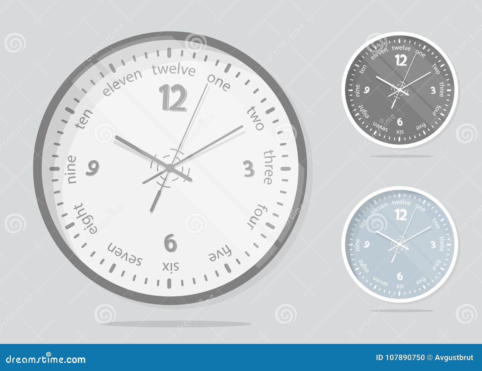 Clock Face. Illustration Dial Plate. Stock Vector - Illustration of ...