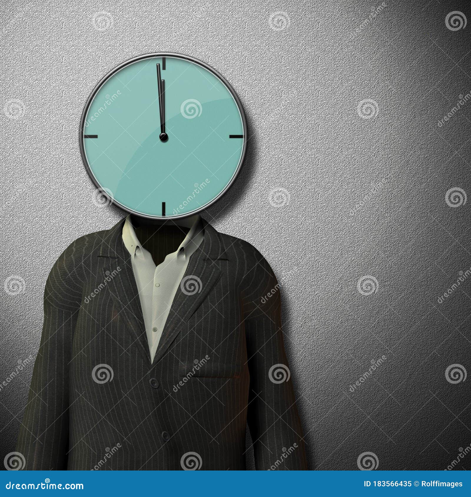 Clock face man stock image. Image of creativity, measurement - 183566435