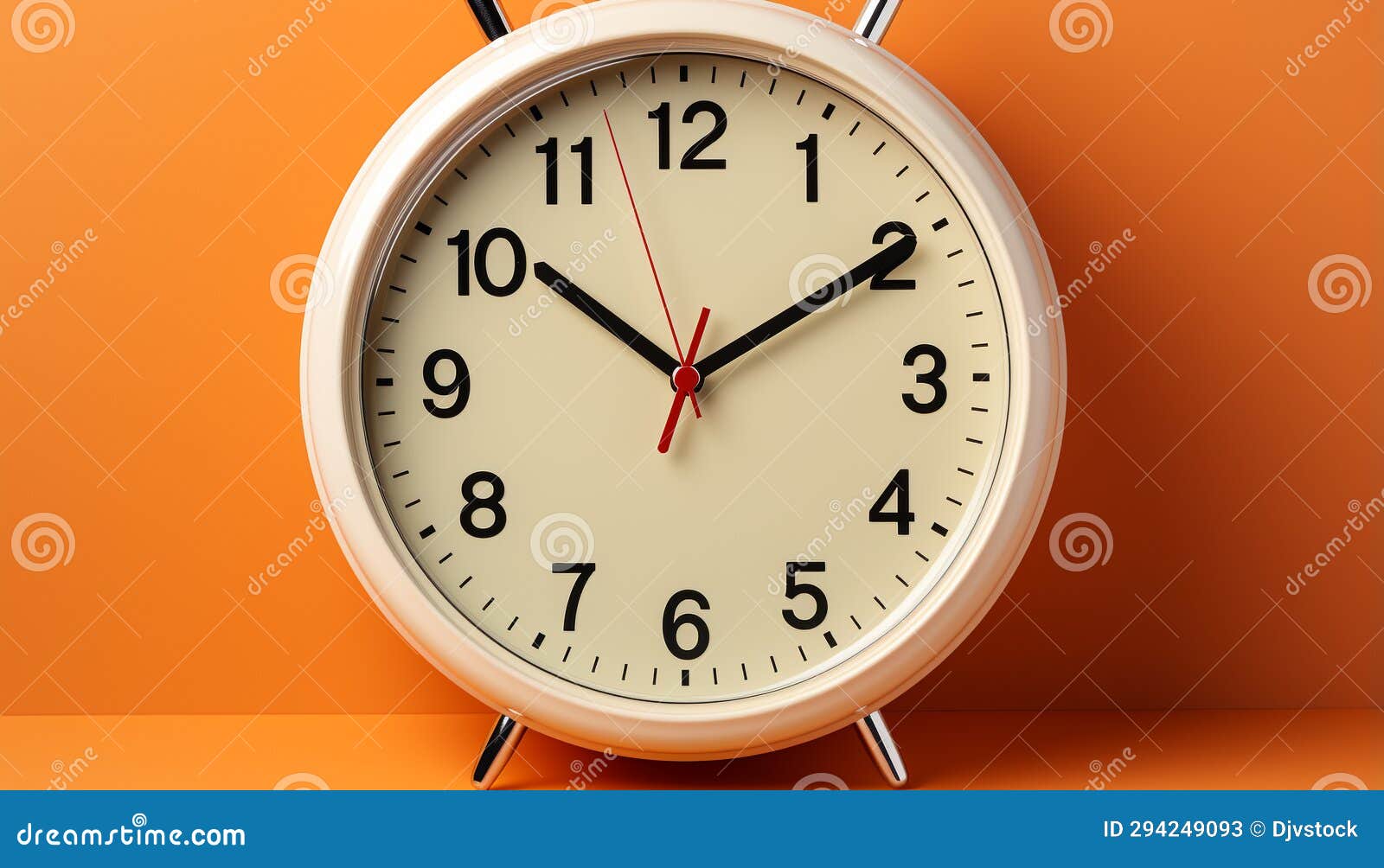 Clock Face with Minute, Hour, and Second Hands Ticking Accurately ...