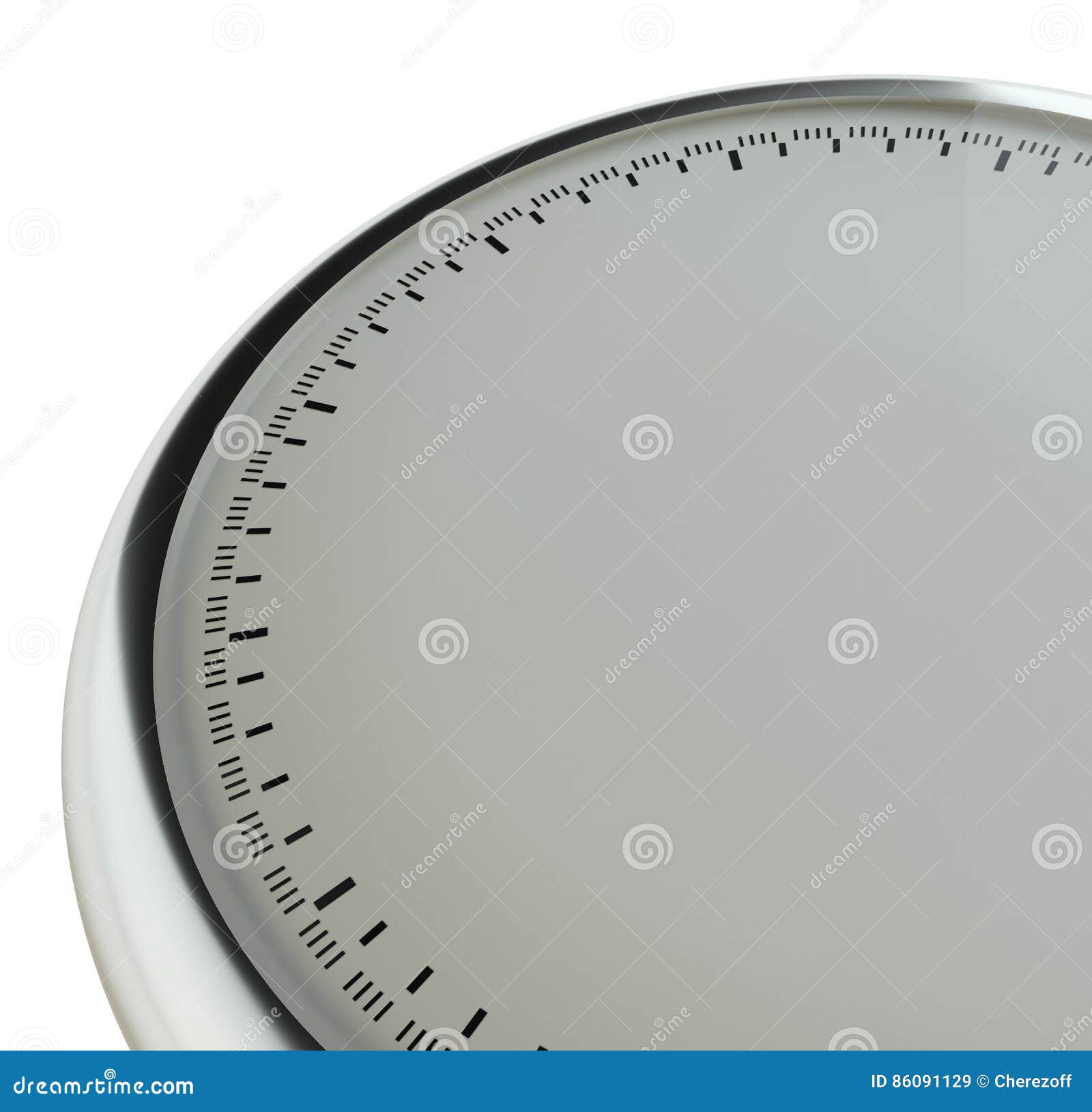 Clock Face without Numbers and Arrows Stock Illustration - Illustration ...