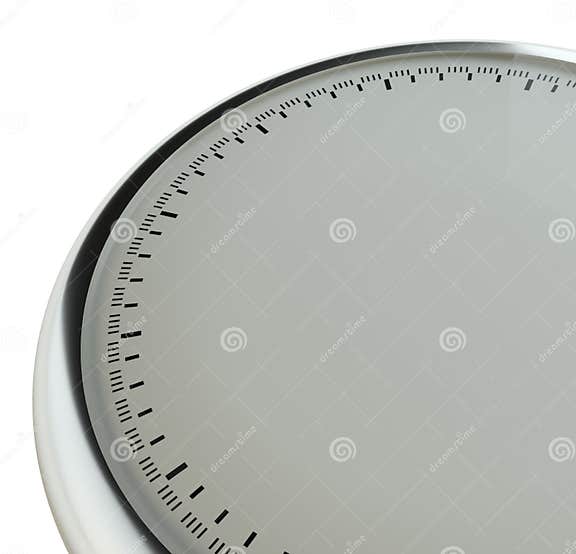 Clock Face without Numbers and Arrows Stock Illustration - Illustration ...