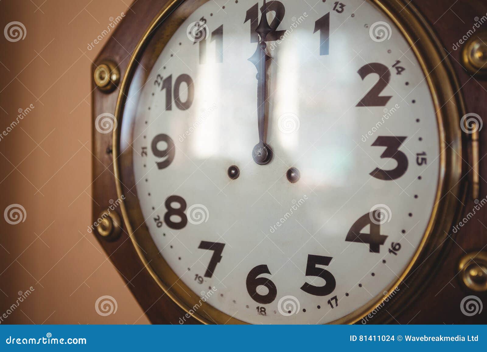 Clock face in repair shop stock photo. Image of service - 81411024