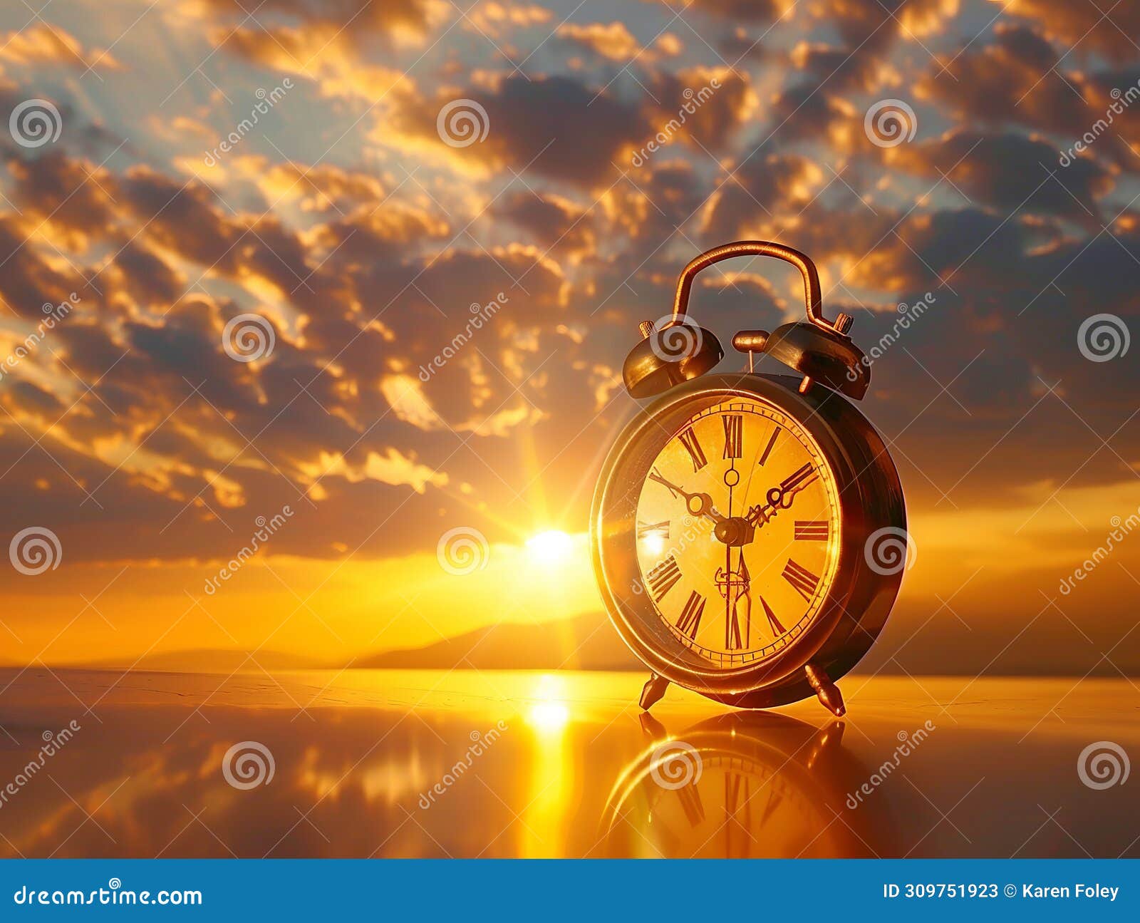 Spring Forward for Daylight Savings Time Stock Illustration ...