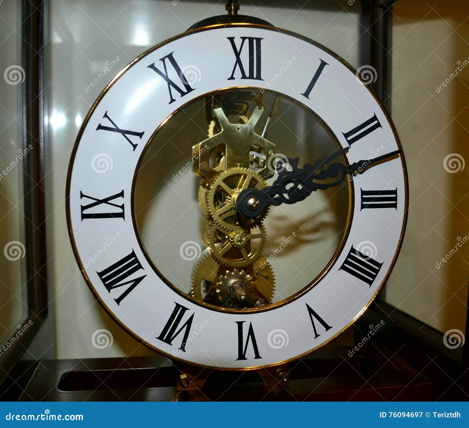 Clock Face through time stock image. Image of clockwork - 76094697