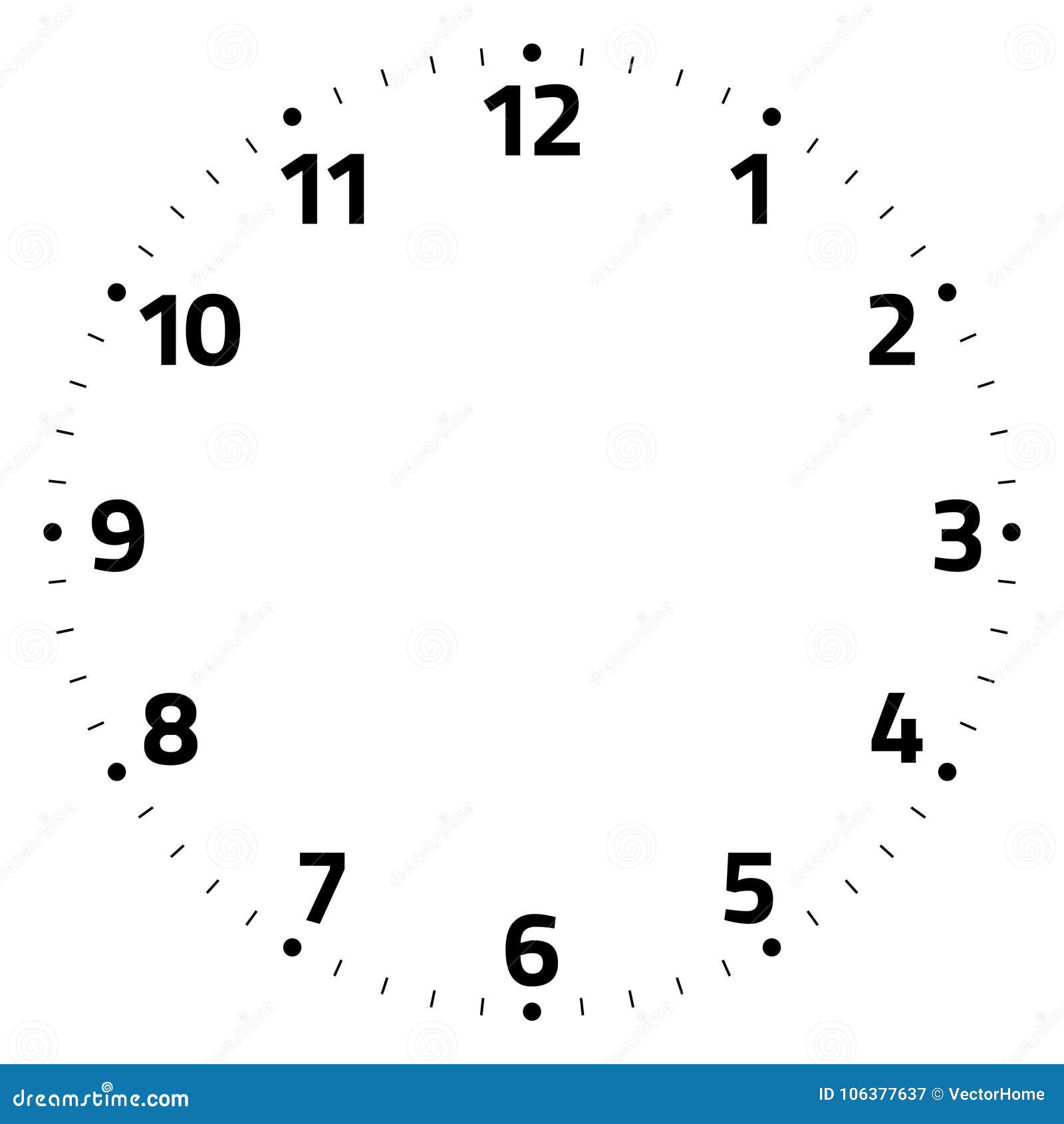 Clock Face Vector Clock Face Vector