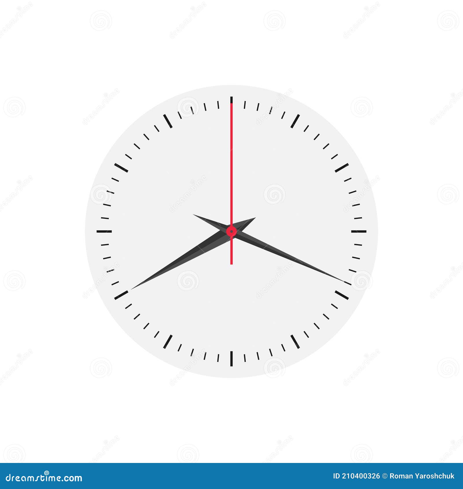 Clock Face. Clock Vector. Mechanical Clock Face Stock Illustration ...