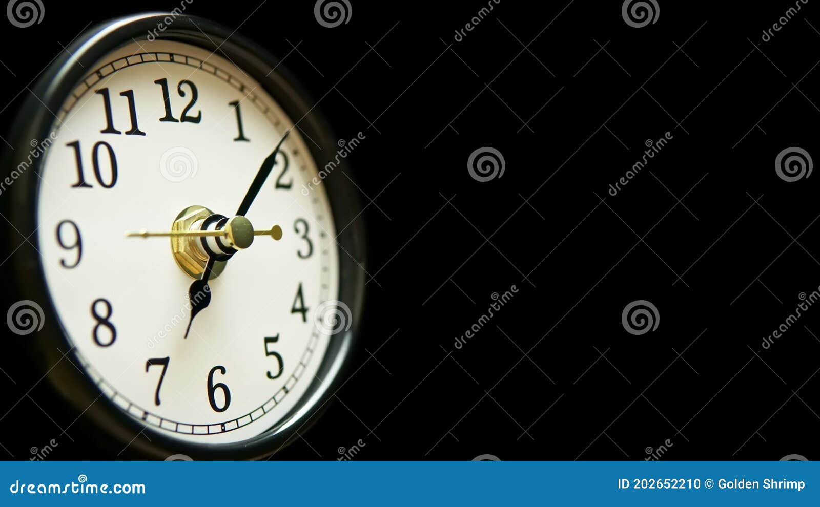 Clock Face View with Fast Moving Clock Hands Time Lapse. Time Running ...