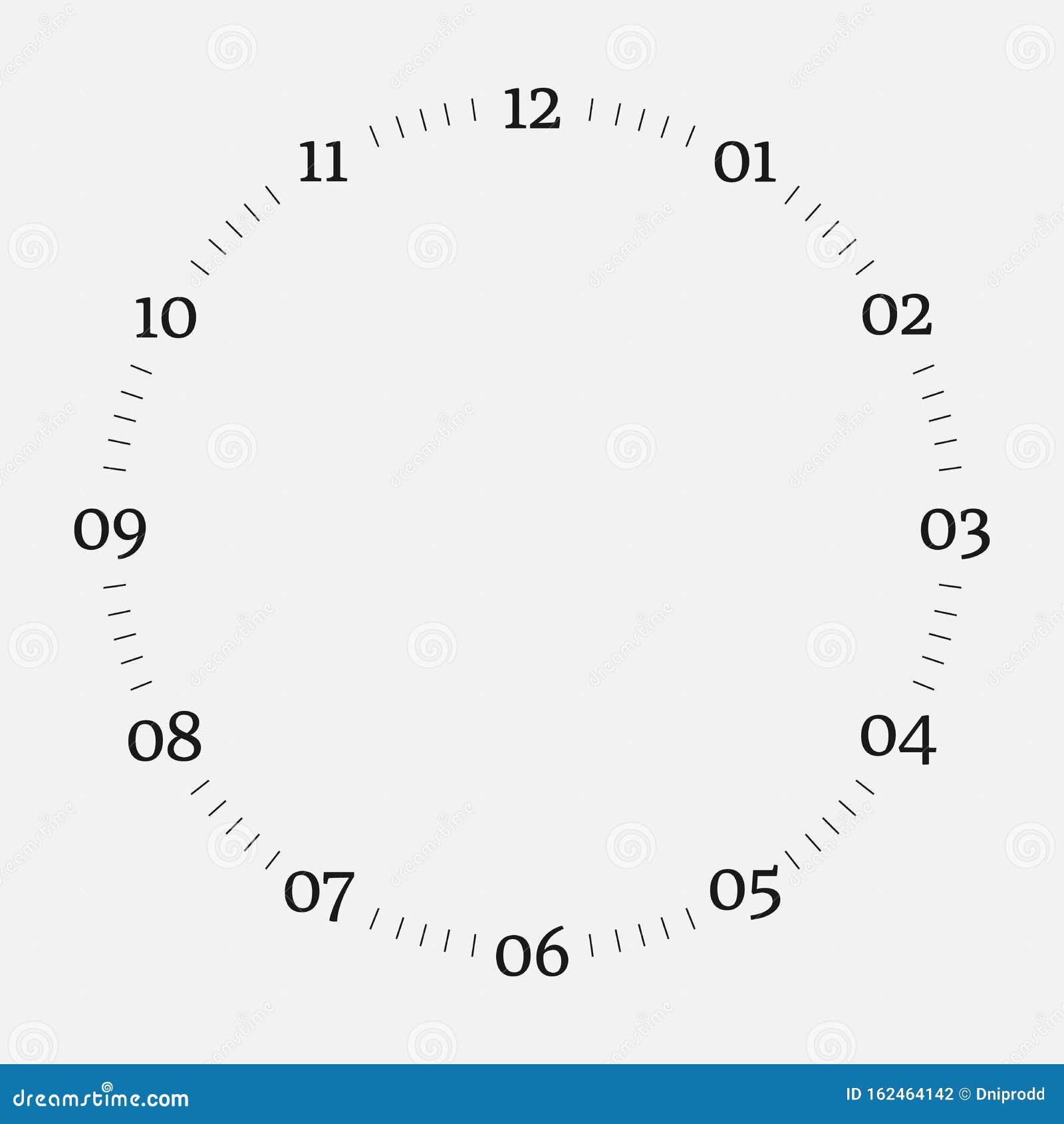Clock Face On A White Background Stock Vector - Illustration of icon ...