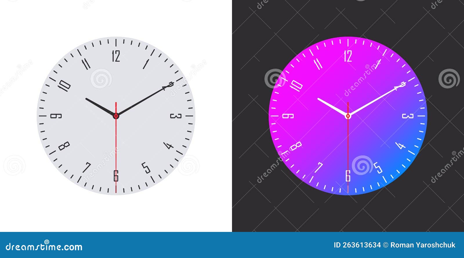 Modern 3D Dial Pad Darkmode Design Vector Illustration | CartoonDealer.com #180348968