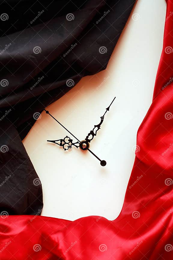 Clock in Gap stock image. Image of arrow, conceptual - 63736369
