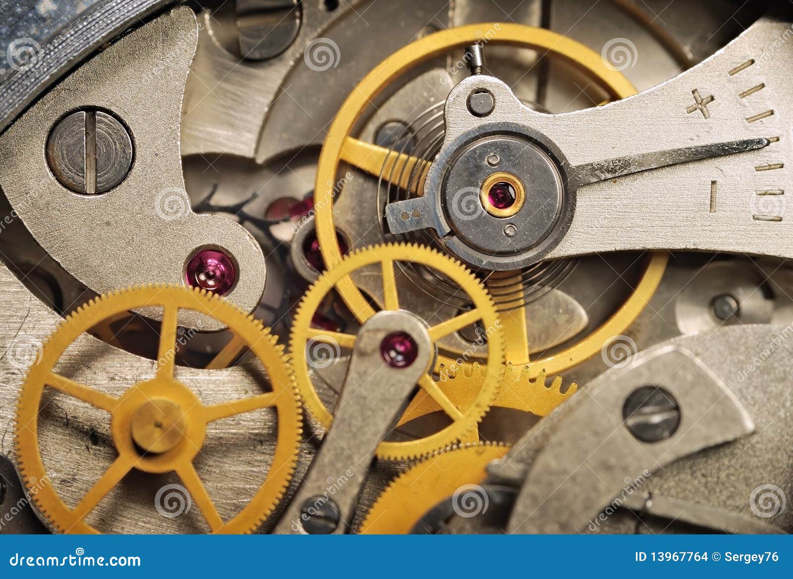Clock gear closeup stock photo. Image of wheel, technology - 13967764