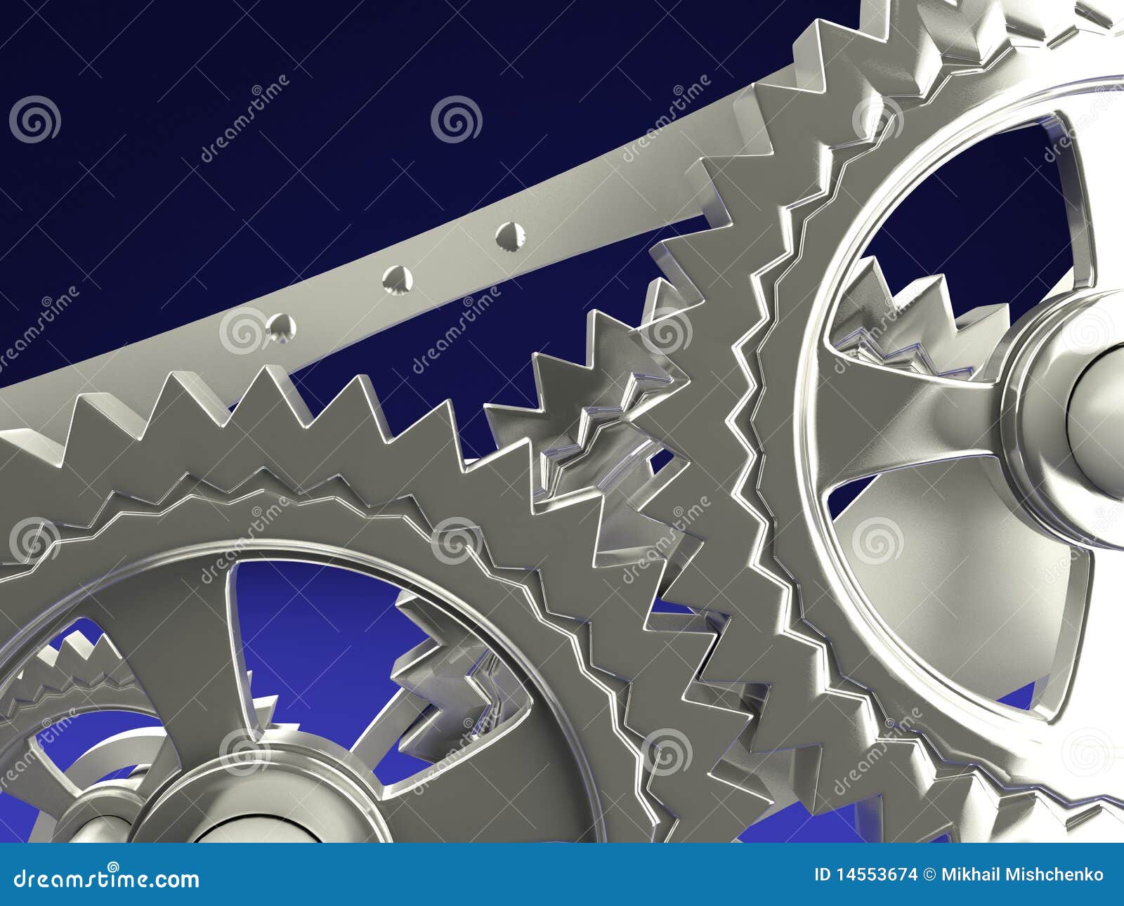 Clock gears stock illustration. Illustration of invention - 14553674