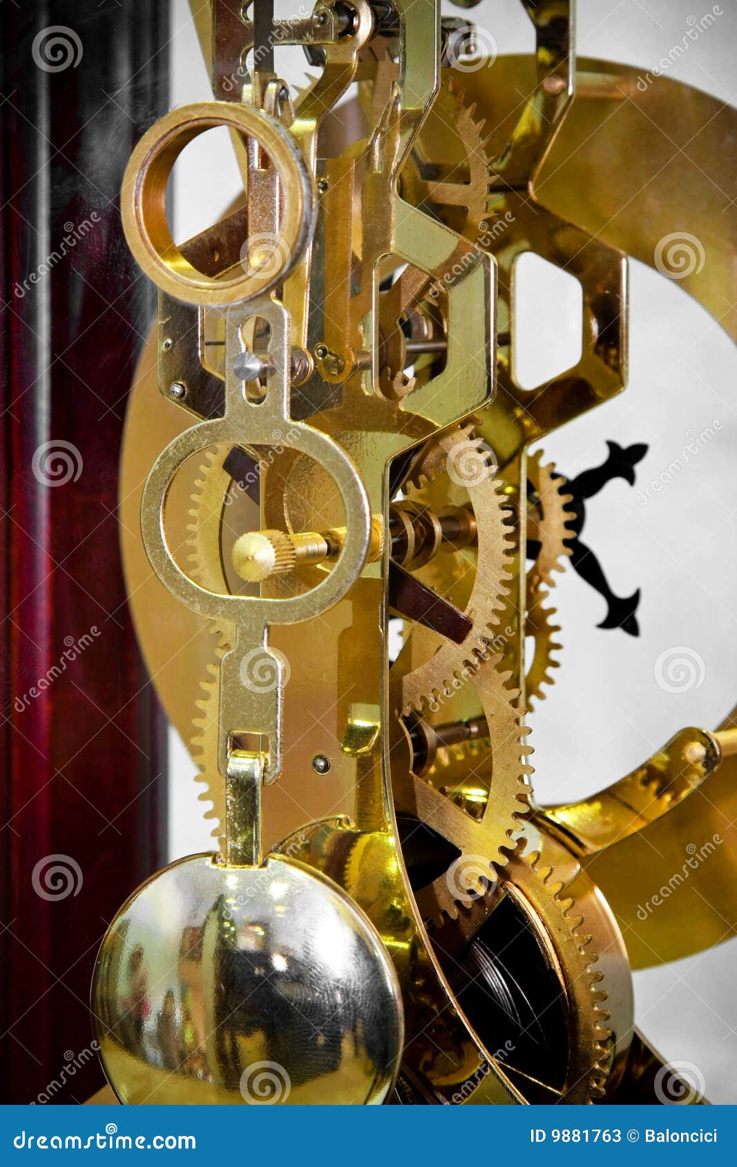 Clock gears stock image. Image of gold, ancient, golden - 9881763