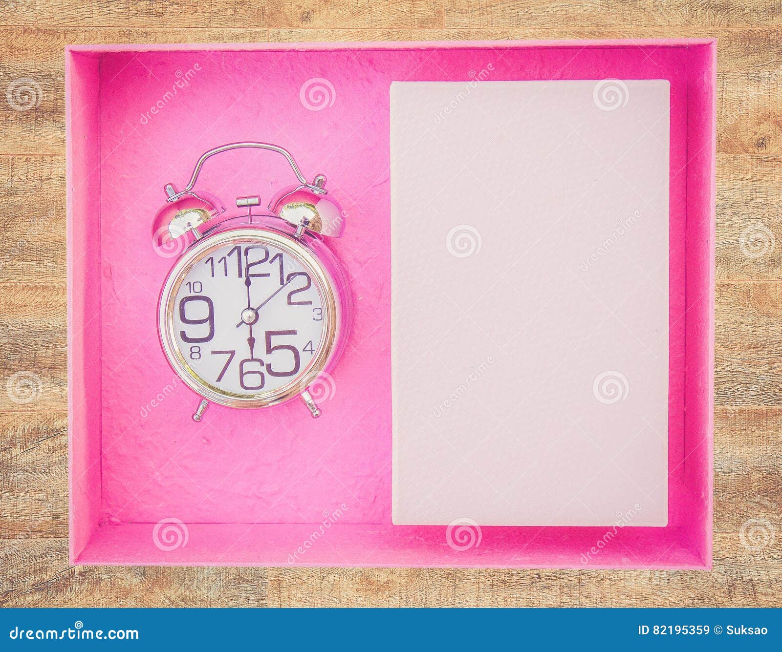 Clock of Gift stock image. Image of merry, alarm, beautiful - 82195359