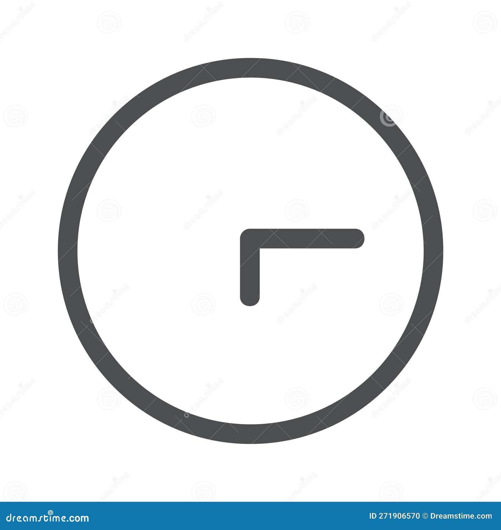 Clock Glyph Icon Time Design Element Stock Vector - Illustration of ...