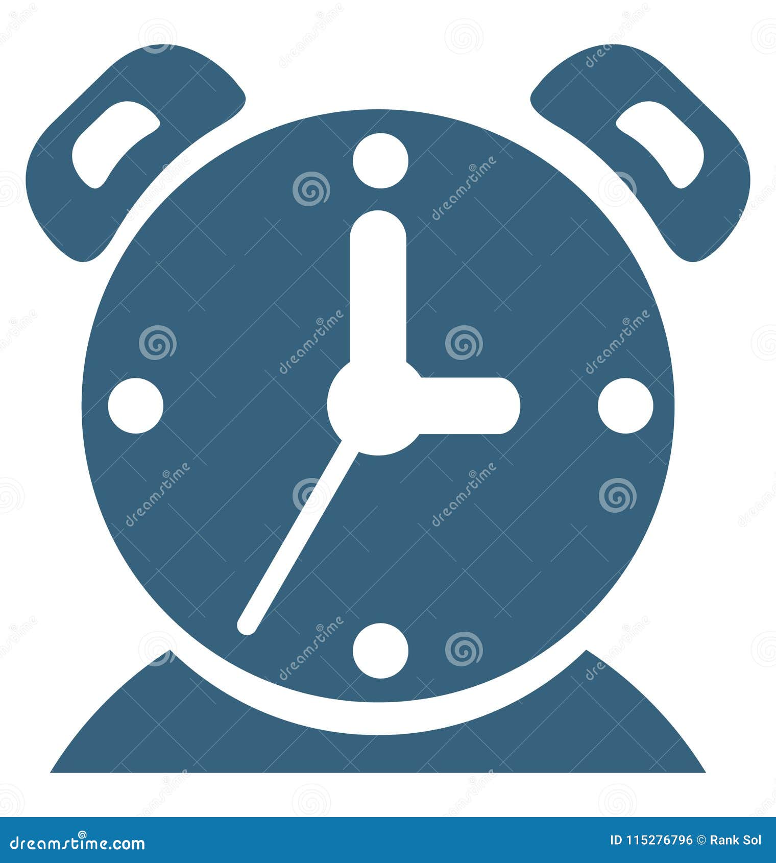 Clock Glyph Vector Icon Special Signs and Symbols Stock Vector ...