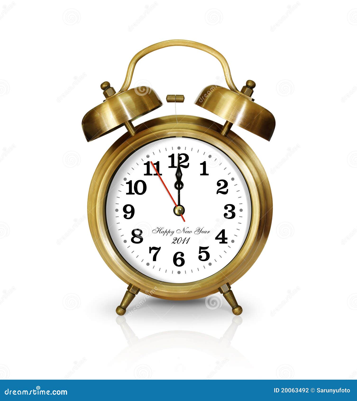 Clock gold stock photo. Image of afternoon, antique, ring - 20063492