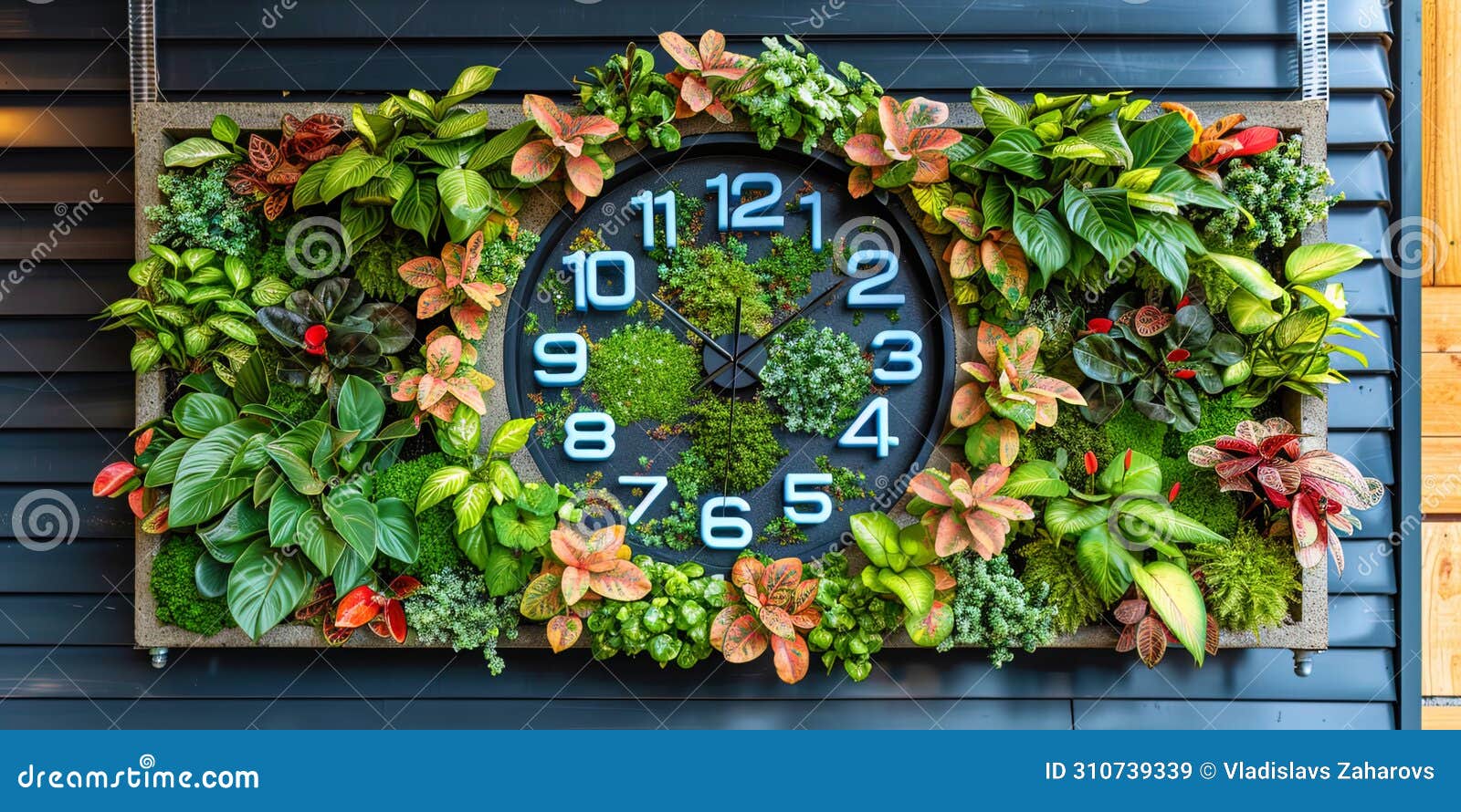 A Clock Growing Like Trees, with Huge Numbers Located on the Branches ...