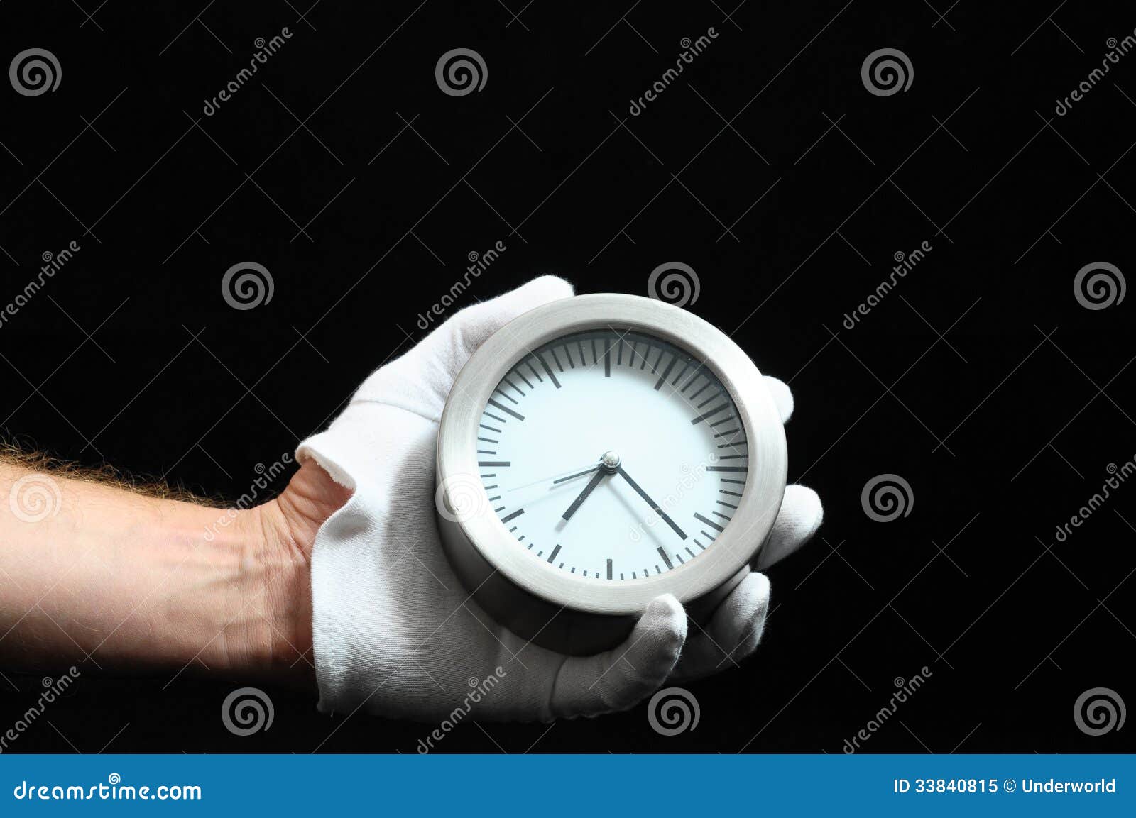 Clock and an Hand stock image. Image of hour, concept - 33840815