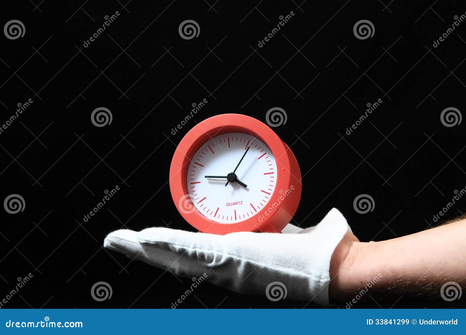 Clock and an Hand stock image. Image of countdown, morning - 33841299