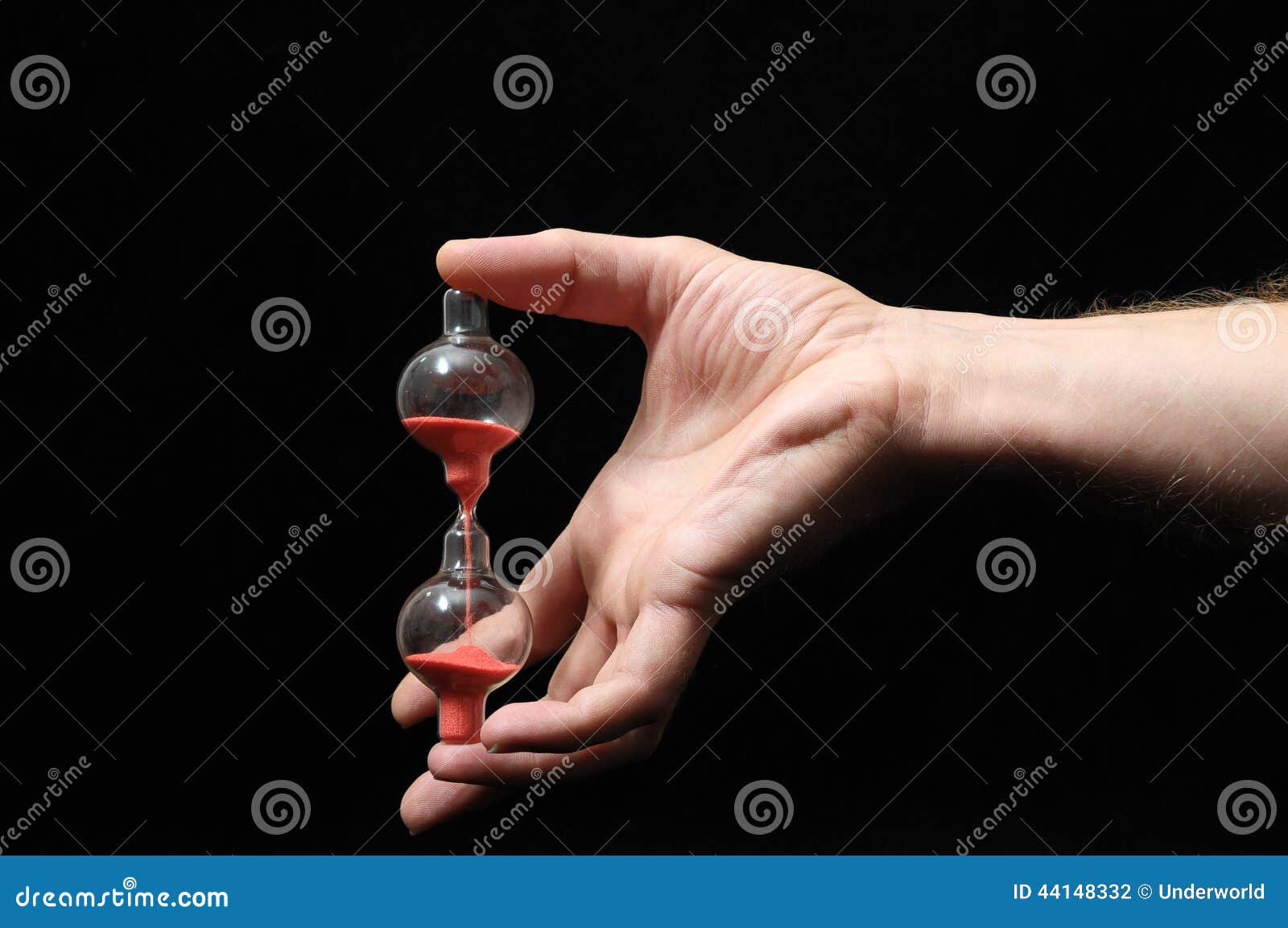 Clock and an Hand stock photo. Image of hour, isolated - 44148332
