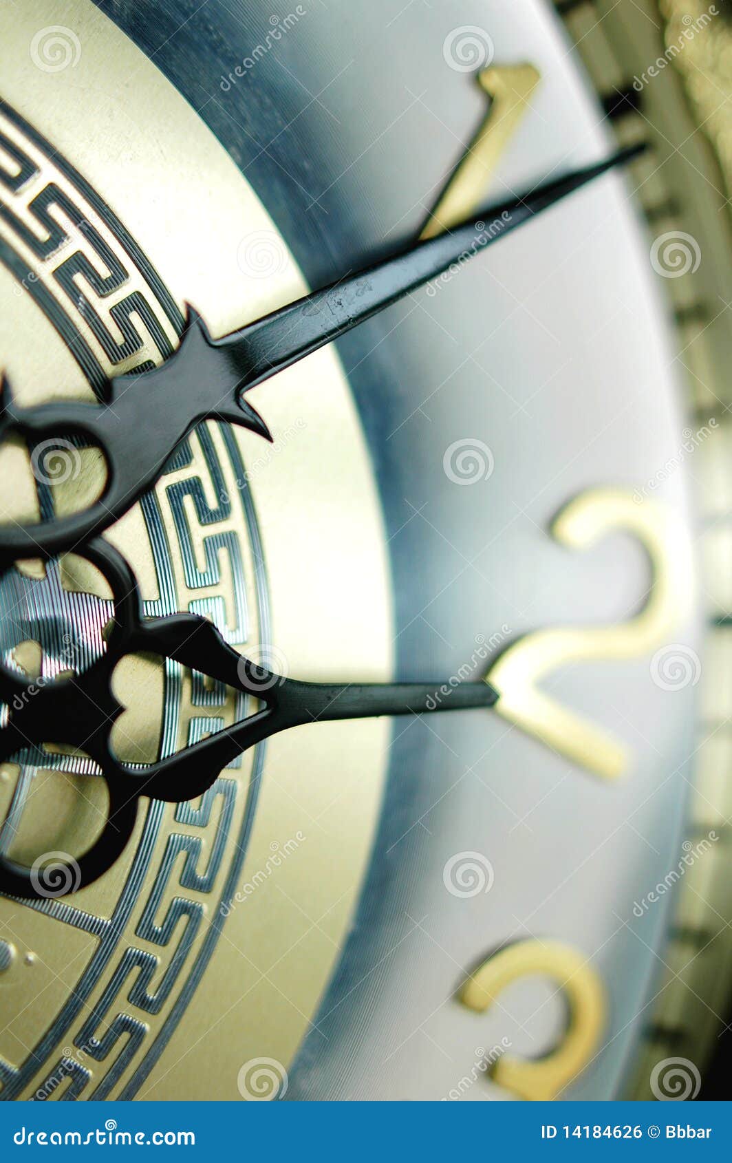 Clock hands stock photo. Image of blurred, gold, ancient - 14184626