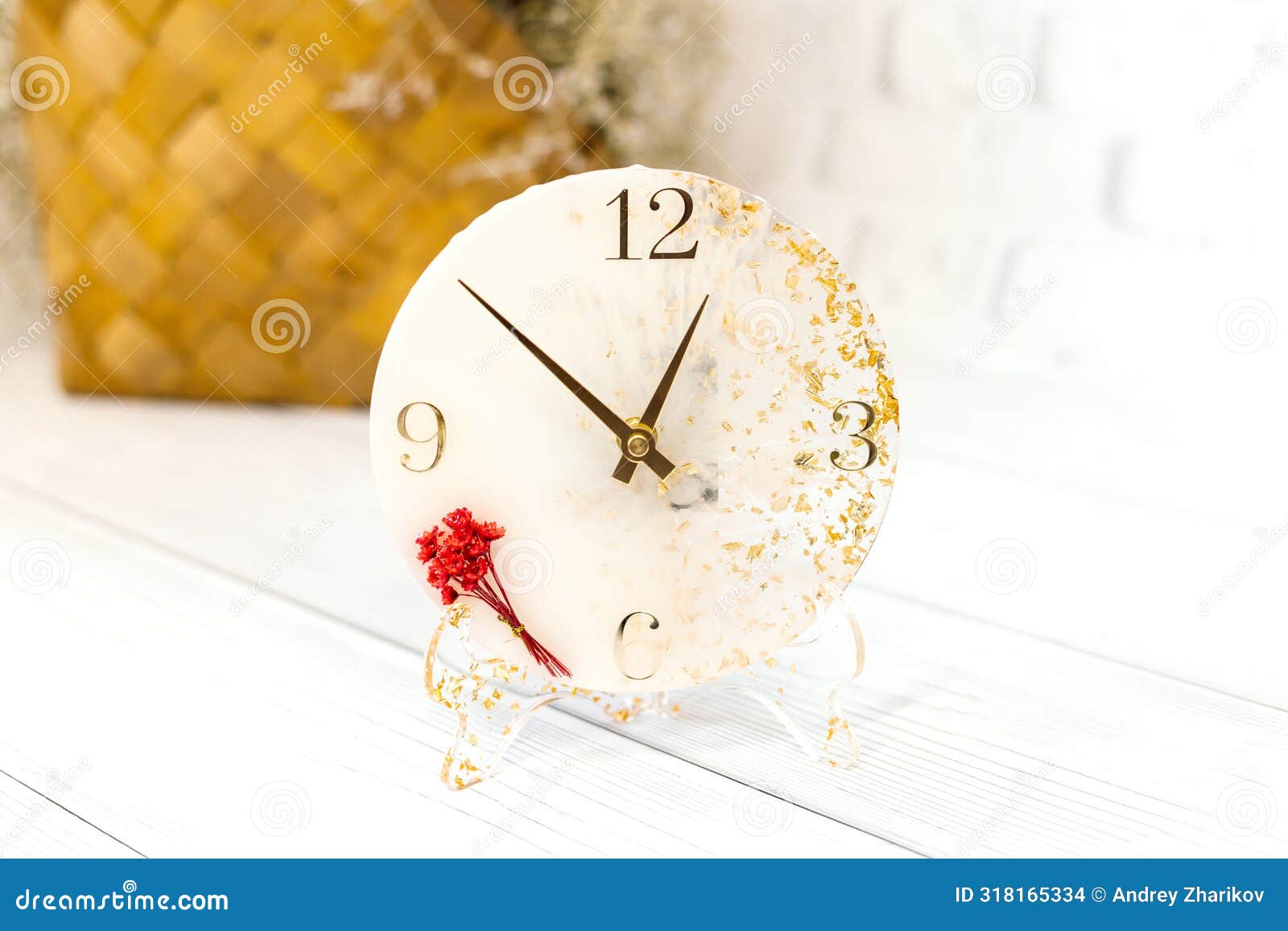 Clock. Clock Hands. Clock on the Table Still Life Stock Photo - Image ...
